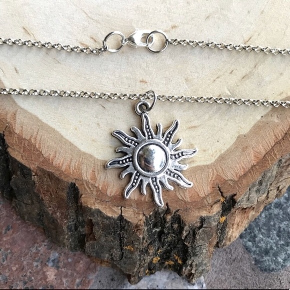 Silverskylight | Jewelry | Sale Boho Silver Plated Sun Chain Necklace ...